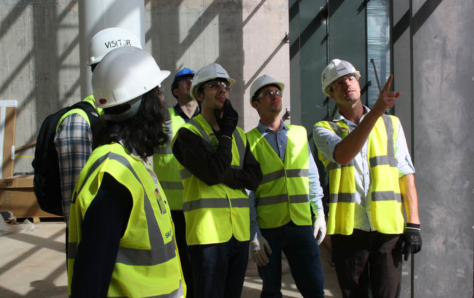 Team visit to BSU campus - cube_design